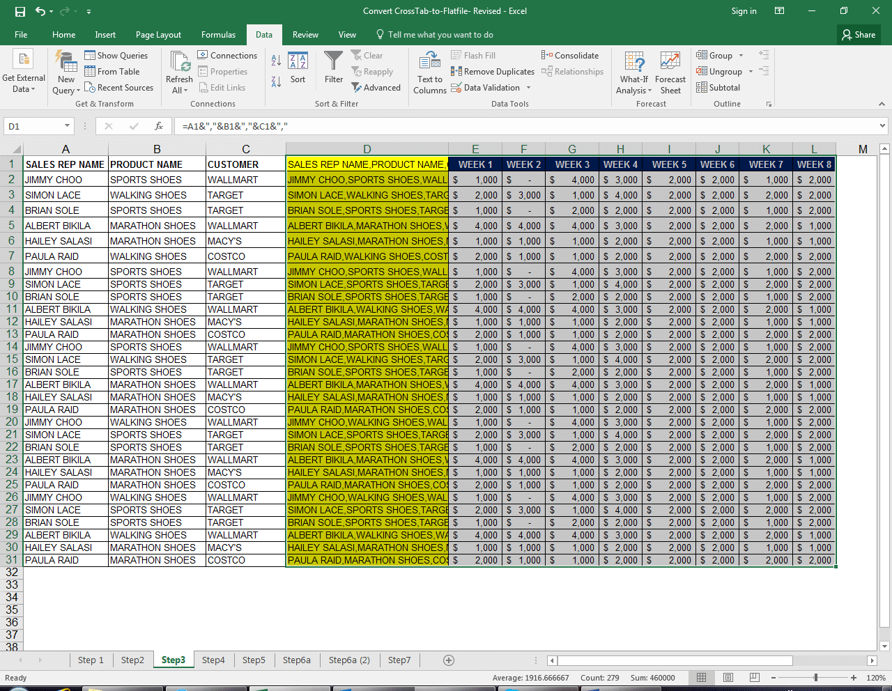 Static Reports for Cross-Functional Data Analysis - 8020 Consulting