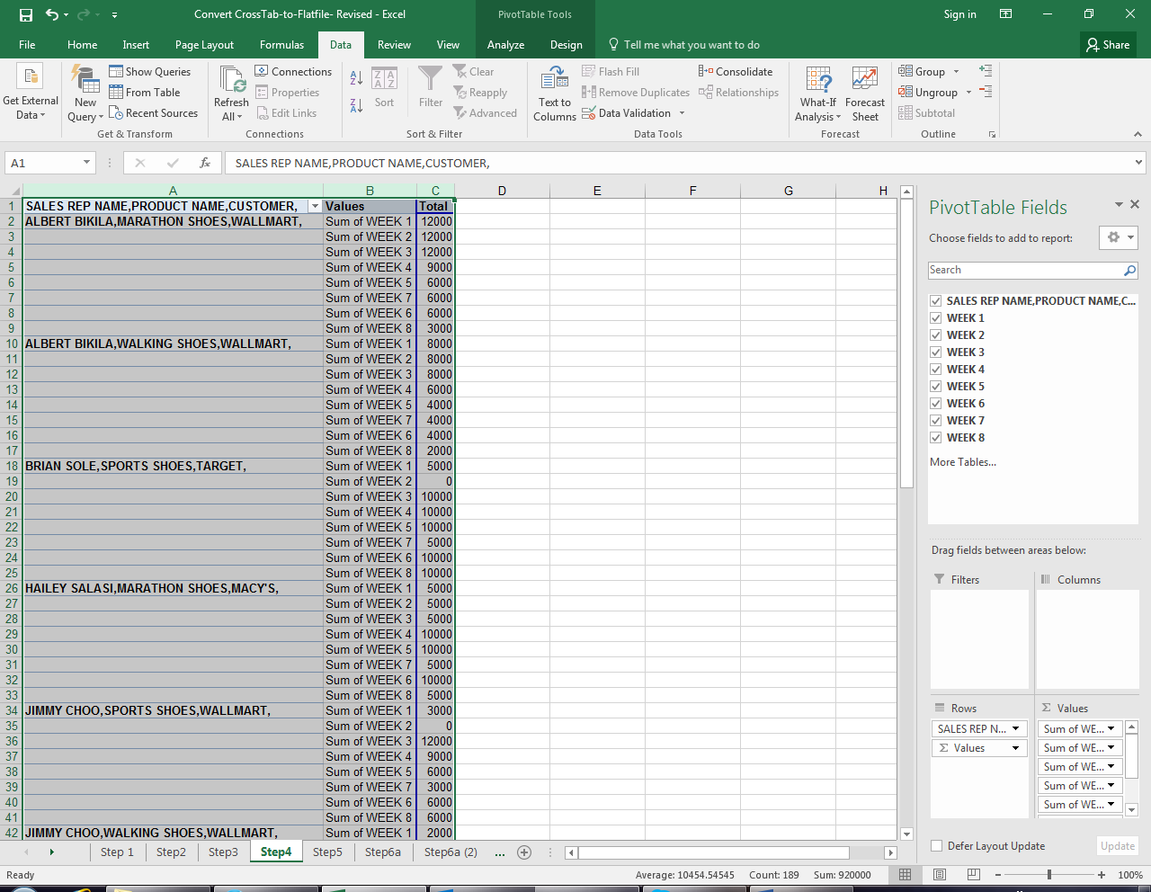 Static Reports for Cross-Functional Data Analysis - 8020 Consulting
